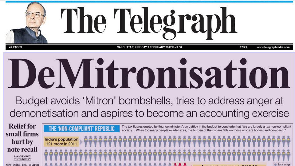 the telegraph news paper working boldly - 'द टेलीग्राफ़' – रीढ़ वाला ...